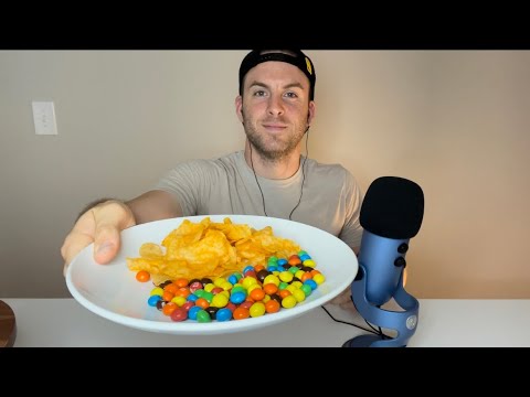 ASMR “No Talking” || Chips and M&Ms (Eating Sounds) || Love, Live, ASMR ...
