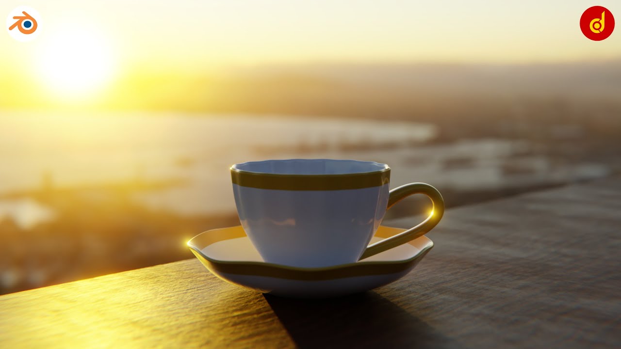 Cup Plate Blender Tutorial || Blender Cup Plate Modeling - YouTube