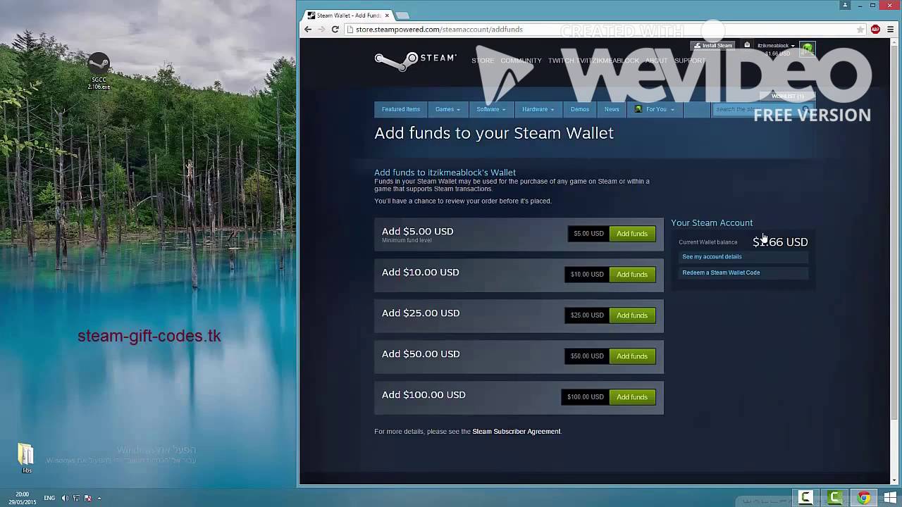 Steam Wallet Hack UPDATED - YouTube