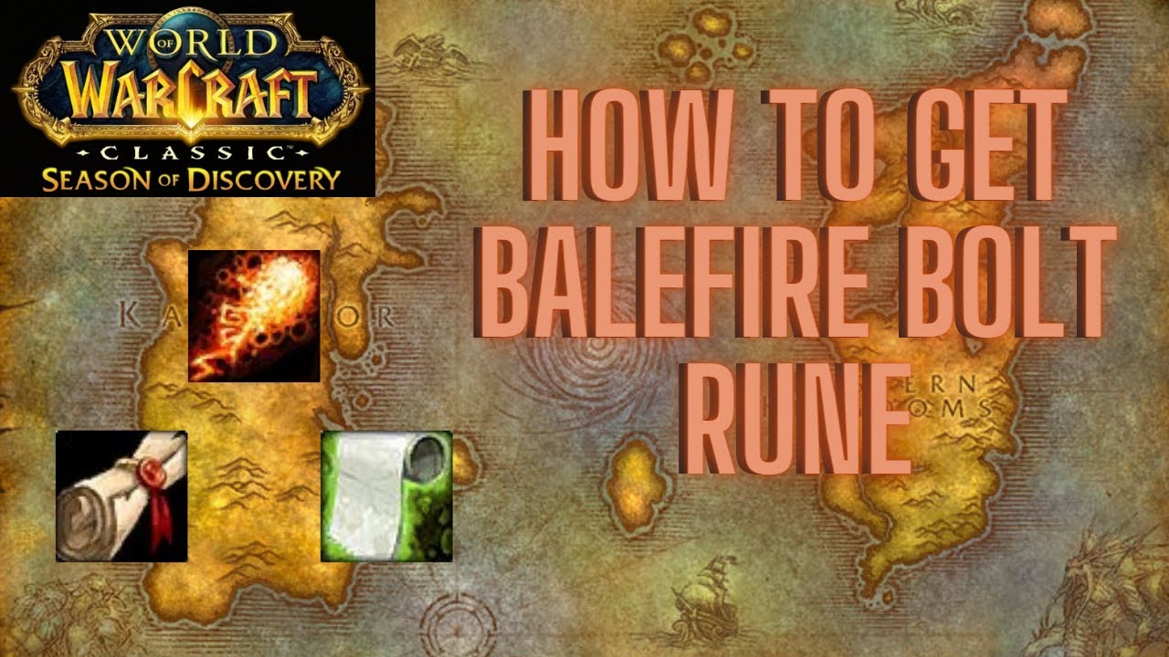 How to get Balefire Bolt Rune (Horde & Alliance) | WoW SoD - YouTube