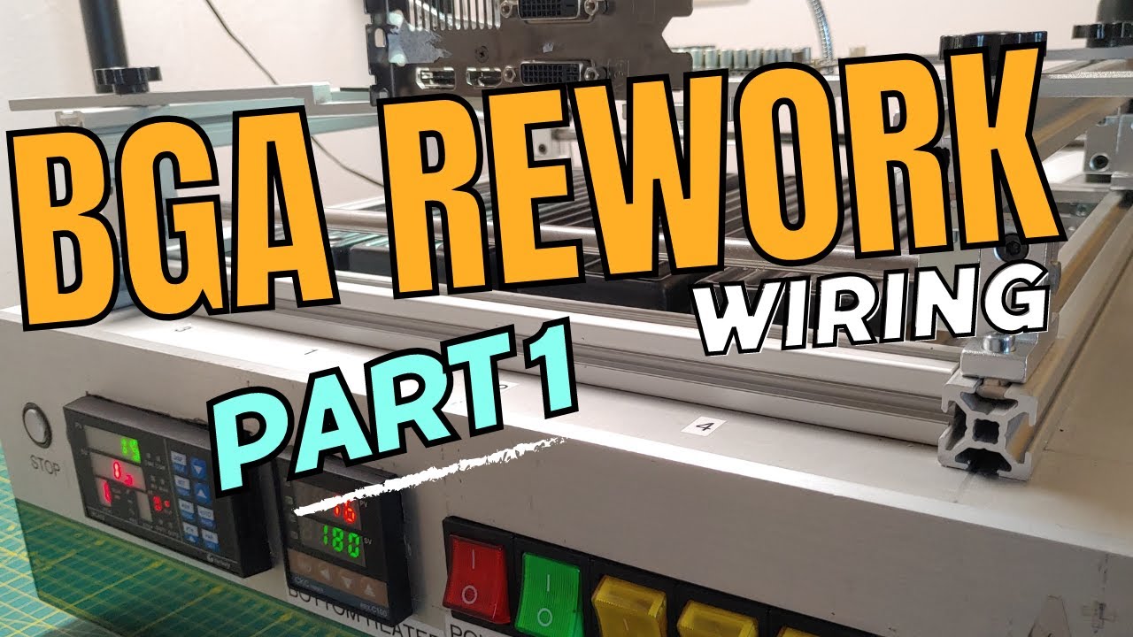 Homemade - 500$ - Automated BGA Rework Station IR6500. Build tutorial ...