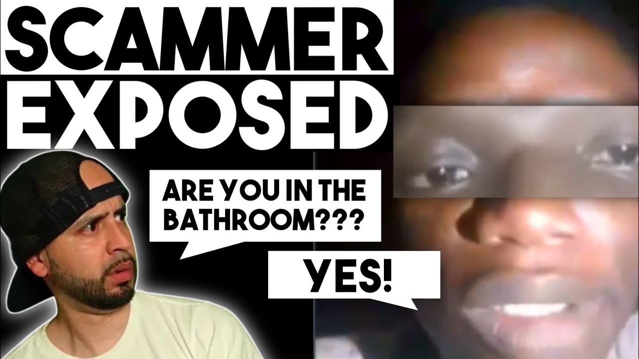 Scammer Video Call From His Bathroom - YouTube