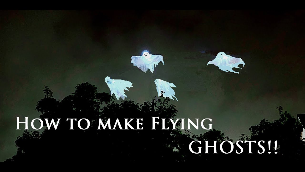 How to make Flying Ghost for Halloween#scary #diy#trending# ...