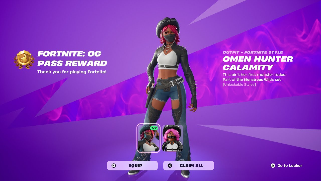 How To Get Omen Hunter Calamity Skin For FREE! (Fortnite) - YouTube