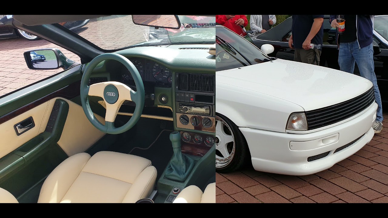 30 Jahre Audi Cabriolet Typ 89 immer noch eines der schönsten Cabrios ...