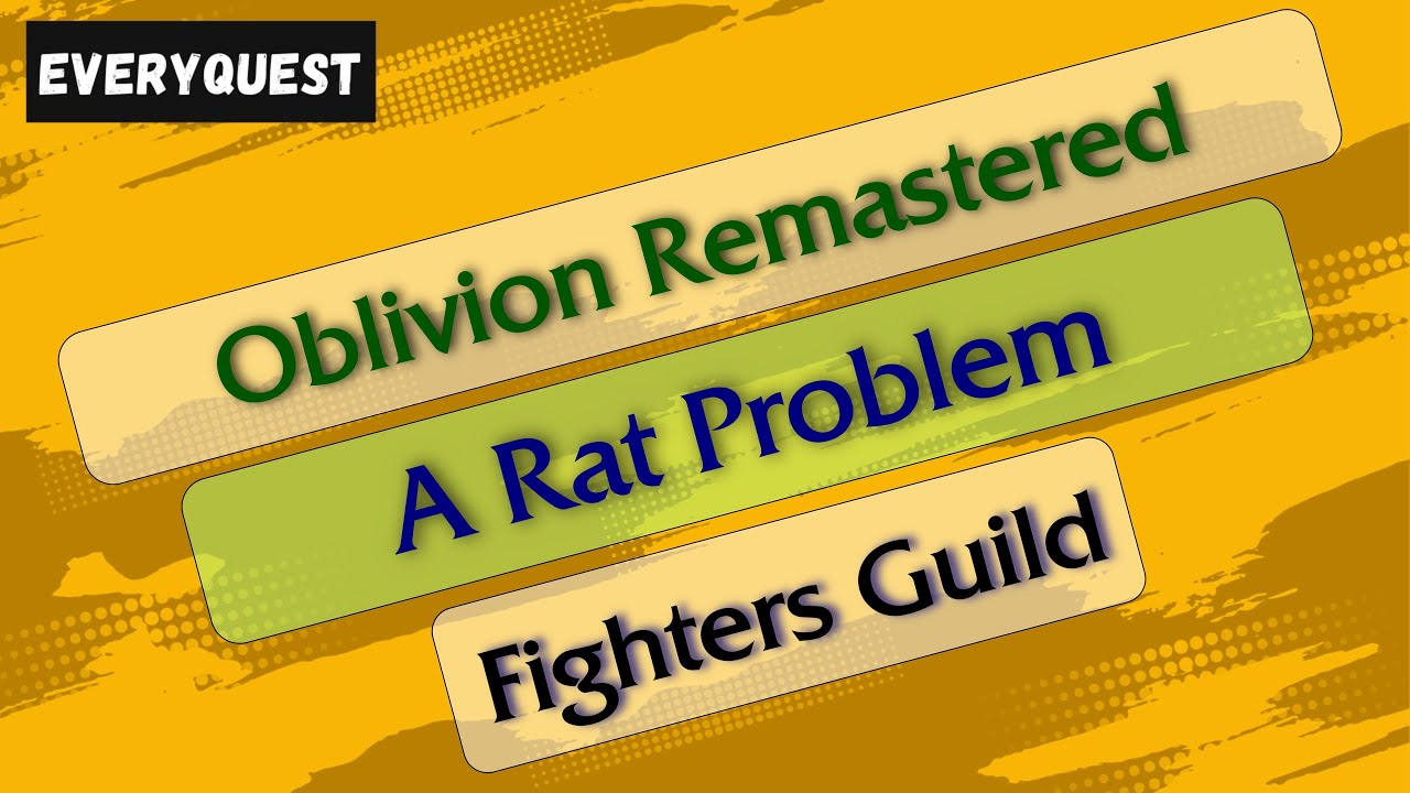 Let's Play - Everyquest - Oblivion (Remastered) - A Rat Problem - YouTube