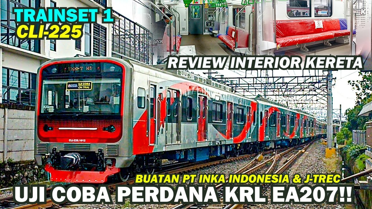 UJICOBA PERDANA KRL INKA EA207 TERBARU SOLO KLATEN!! Hunting Aksi ...