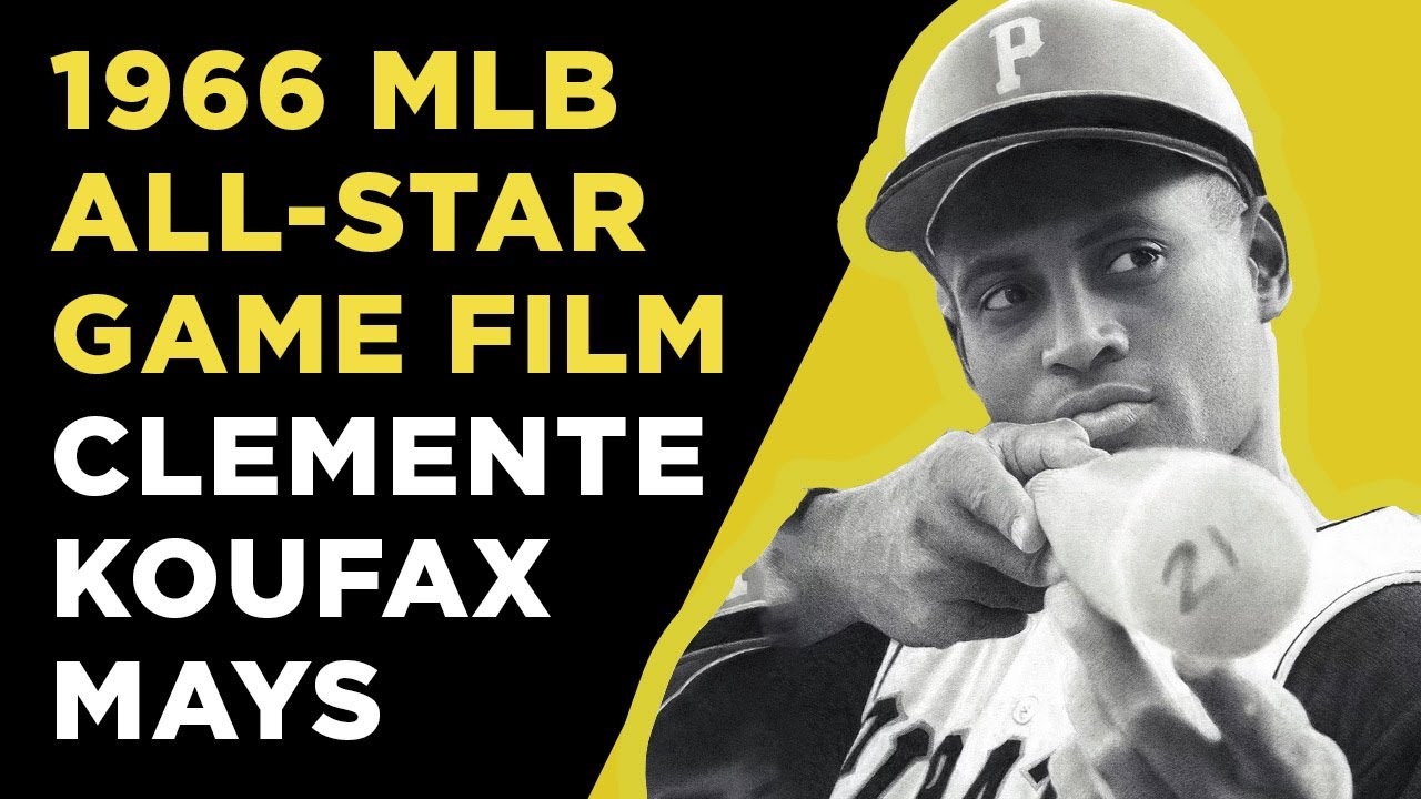 1966 MLB All Star Game Highlights Film CLEMENTE and WILLIE MAYS - YouTube