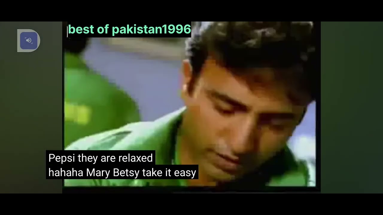 Remembering The Past (Shahid Afridi And Saeed Anwar) Pepsi Add By ...