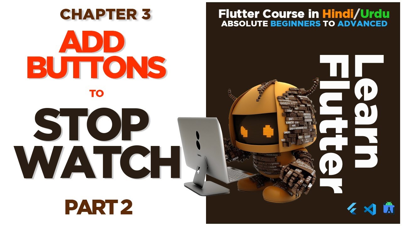 Add Buttons Flutter Stopwatch App Tutorial Adding Interactivity And 8158