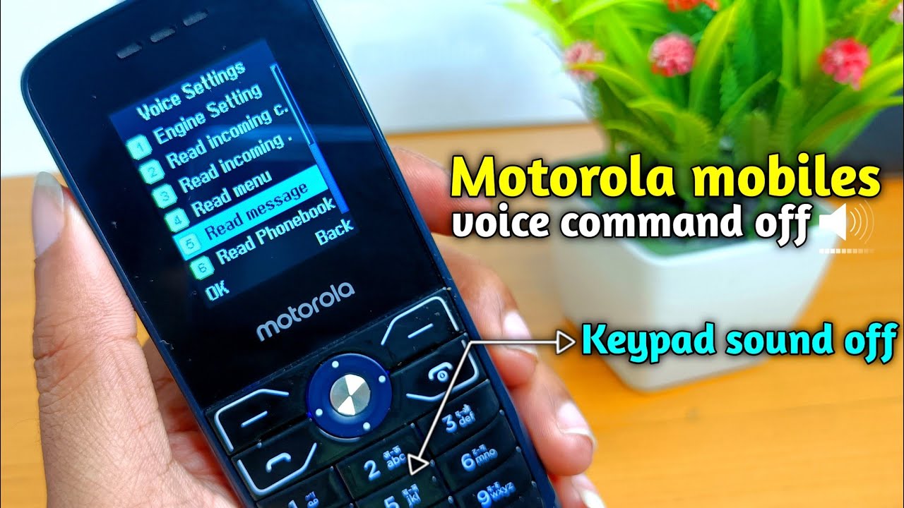 motorola keypad voice off || How To Turn off Motorola voice command ...
