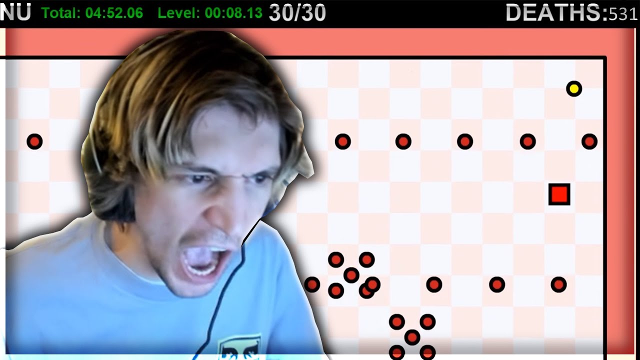 xQc plays The World's Hardest Game (with chat) - YouTube
