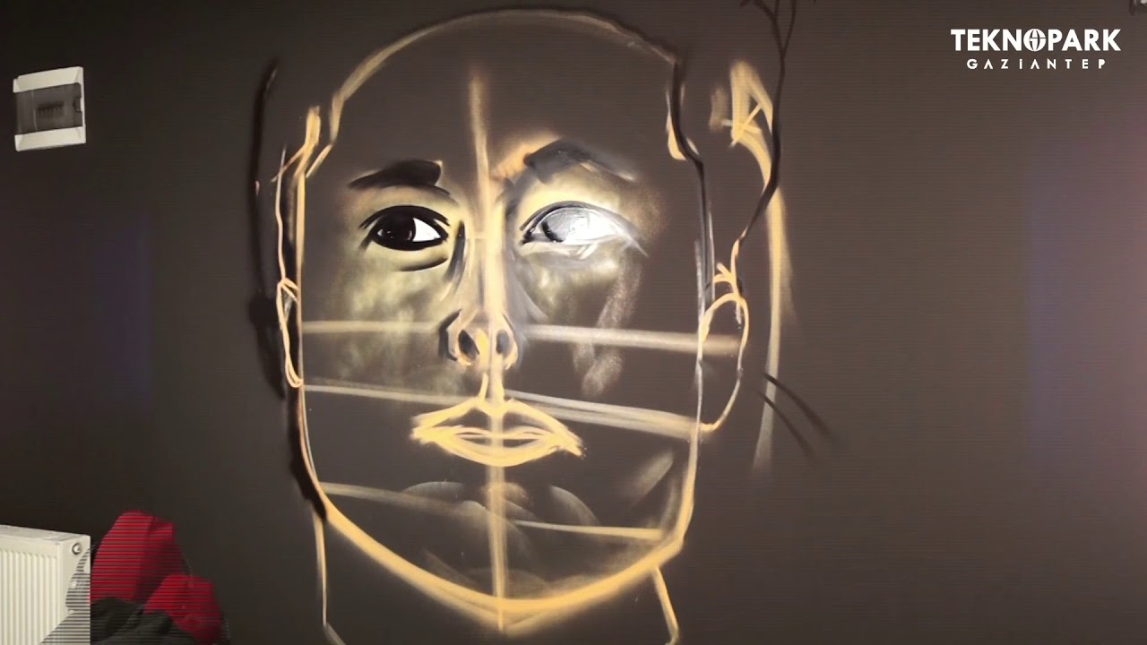 Gaziantep TEKNOPARK - ELON MUSK Graffiti Art (BLOK) - YouTube
