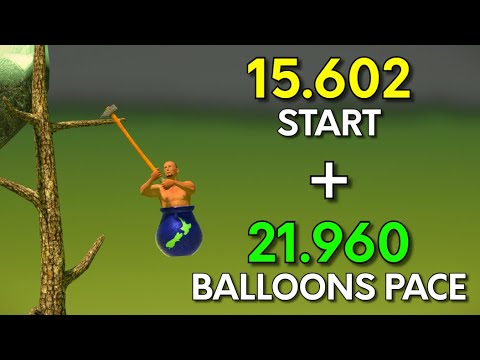 Getting Over It - Yeetland Map 15.602 Gold Start Segment and 21.960 ...