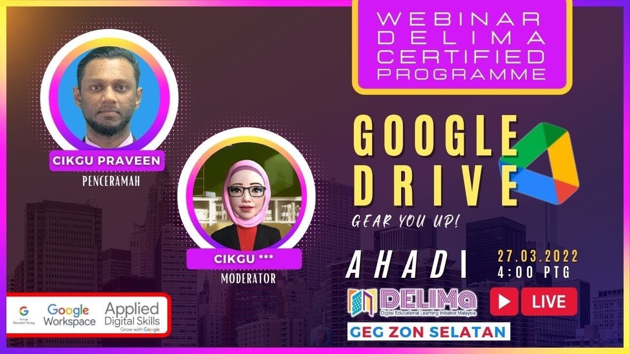 Siri Webinar DELIMa Certified Training Program 2.0: GOOGLE DRIVE: GEAR ...