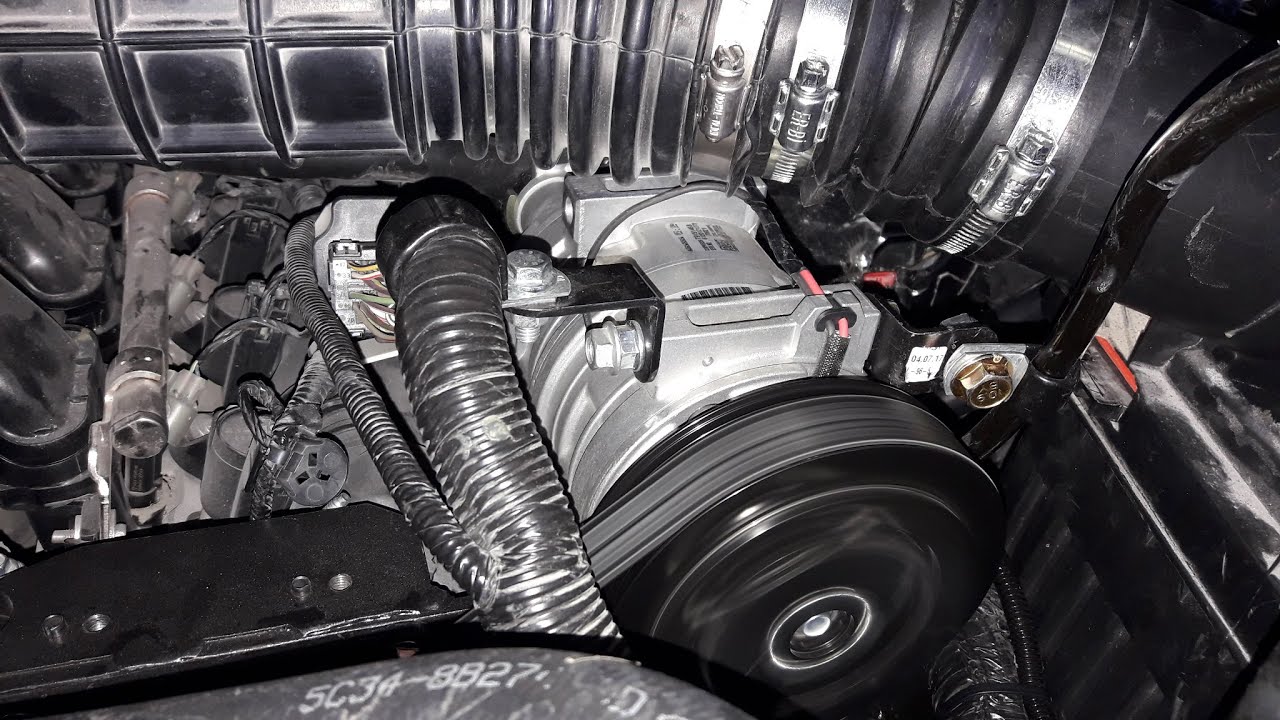 FORD F53 TM21 AC Compressor Drive Kit Design - YouTube