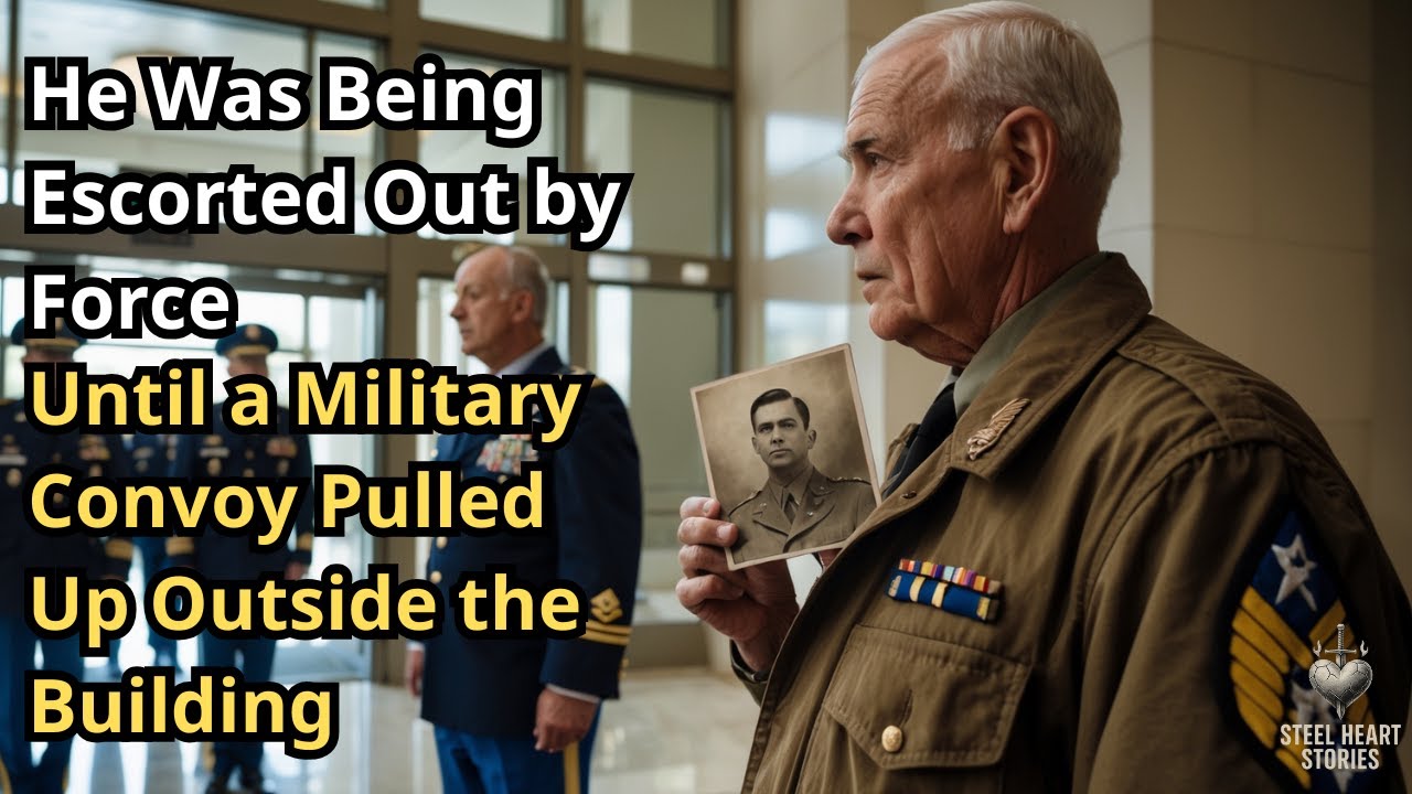 He Was Being Escorted Out by Force — Until a Military Convoy Pulled Up ...