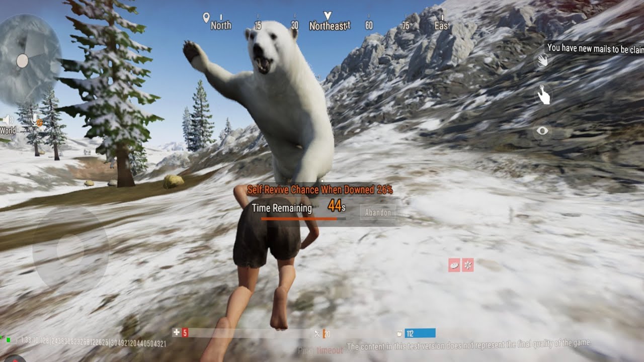 Rust Mobile Polar bear attacked me😢 #rust #rustmobile #rustclips - YouTube