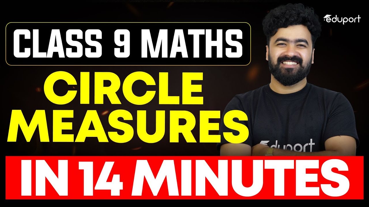 Class 9 X mas Exam Maths | Circle Measures In 14 Minutes | Eduport ...