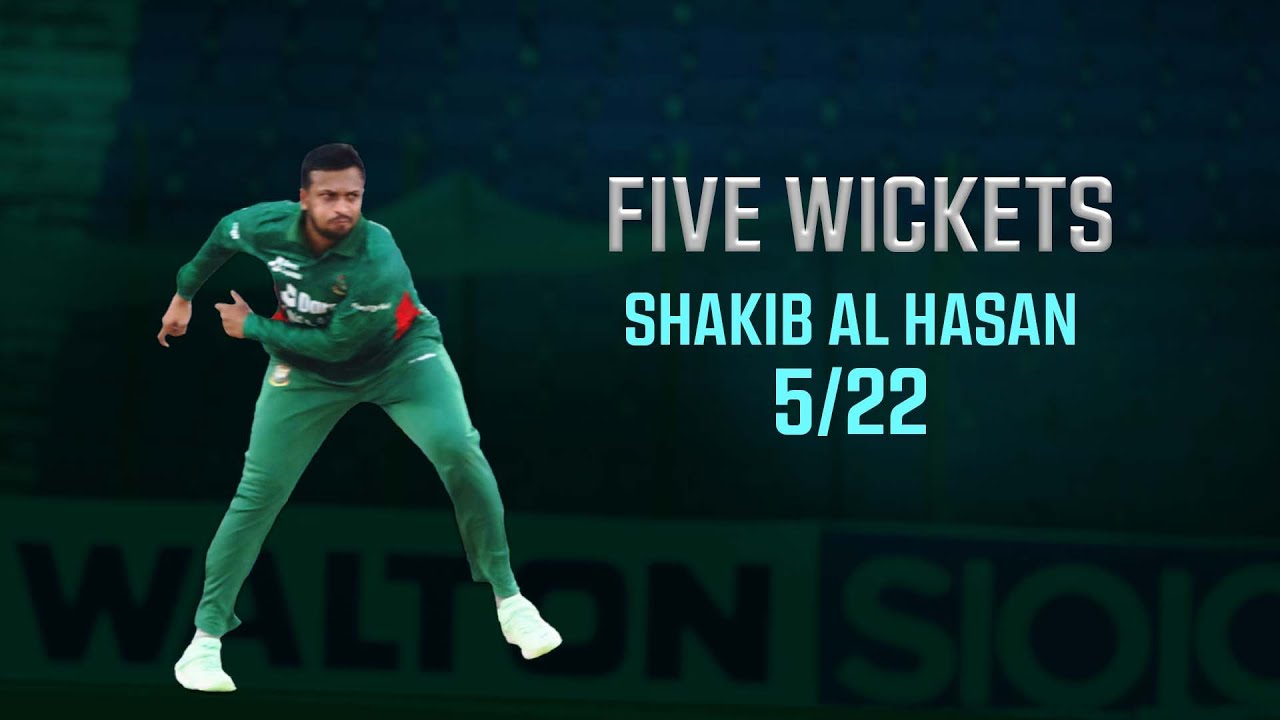 Second T20i FIFER for Shakib Al Hasan | Bangladesh vs Ireland | 2nd ...