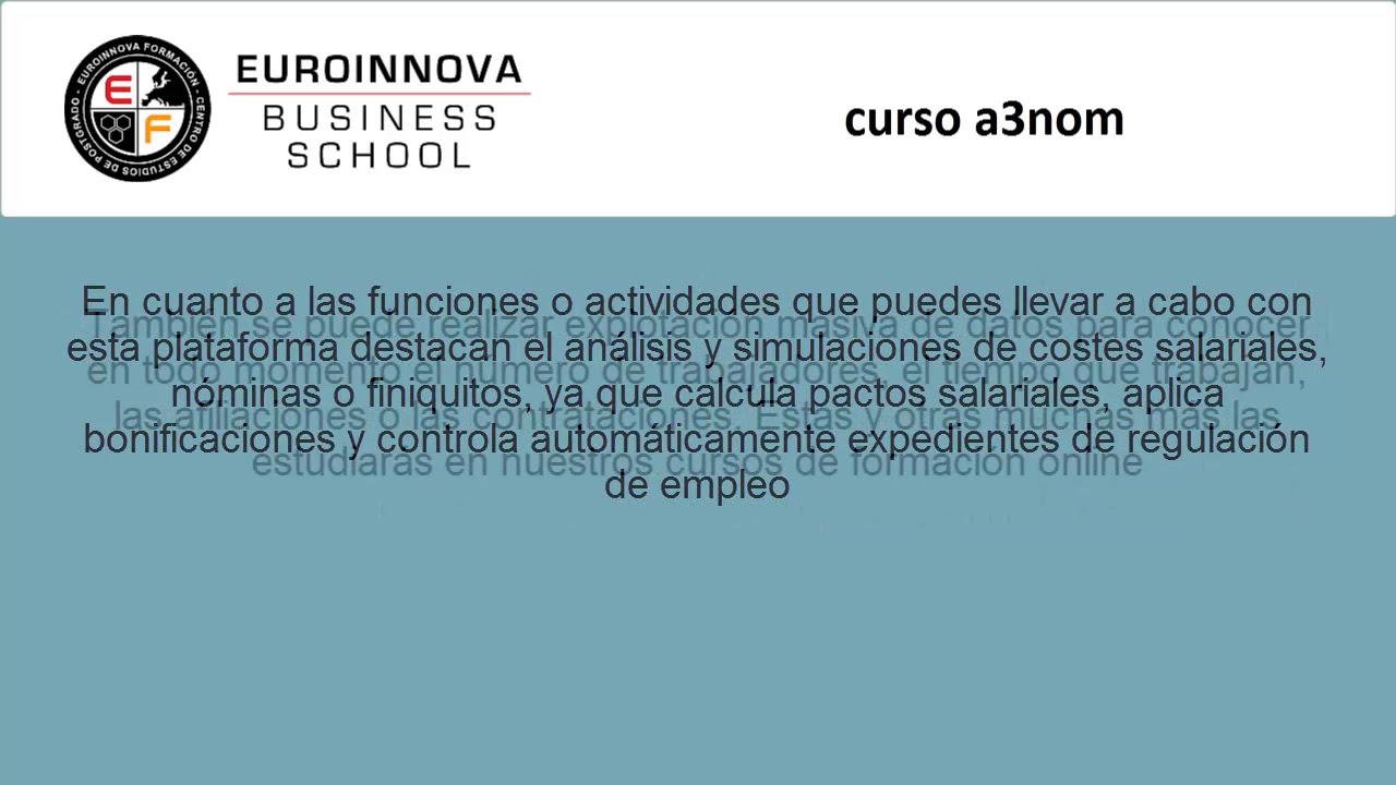 curso a3nom - YouTube