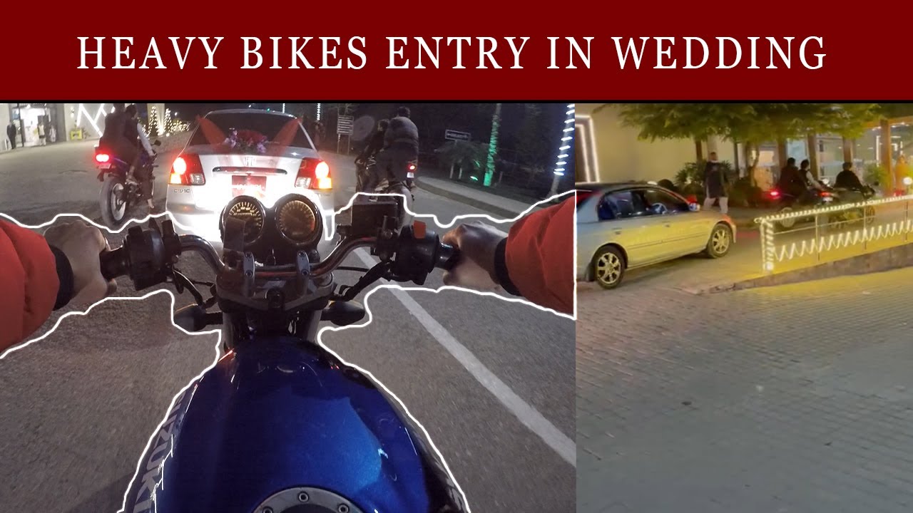 Coolest Groom Entry | Heavy Bikes Entry | Superbikes Wedding | Best ...