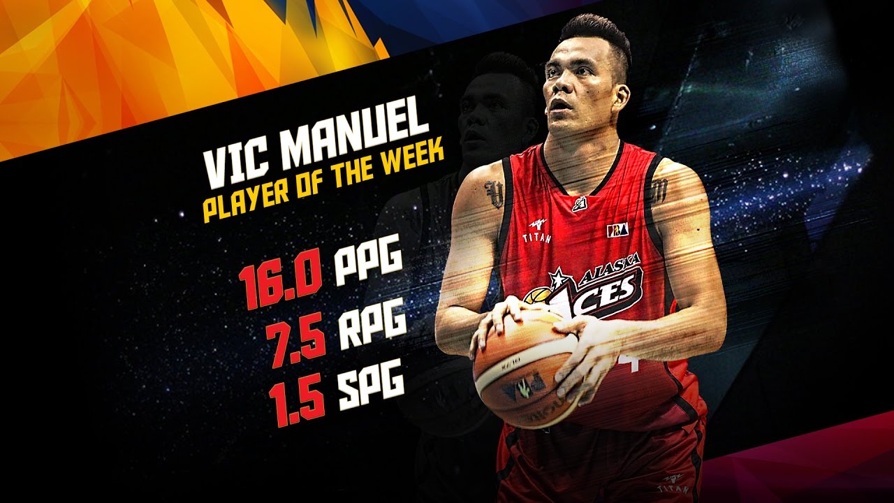 Player of the Week: Vic Manuel | PBA Philippine Cup 2016 - 2017 - YouTube