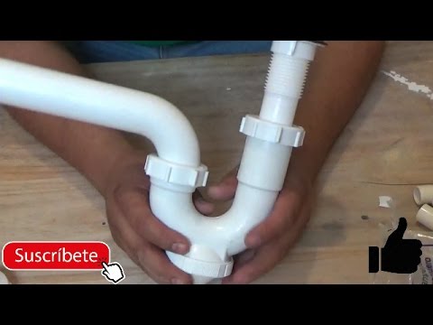 Como armar un cespol para lavabo (Desagüe)