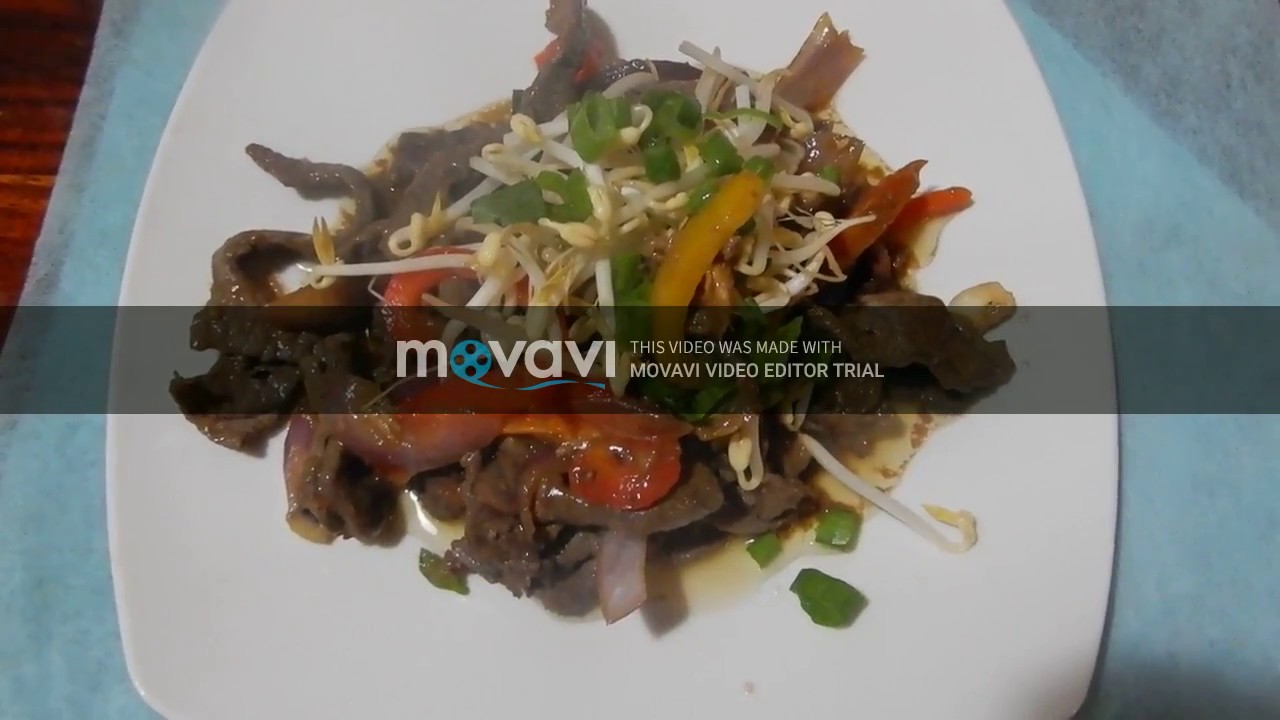 Thai Ginger Beef in Oyster Sauce - YouTube