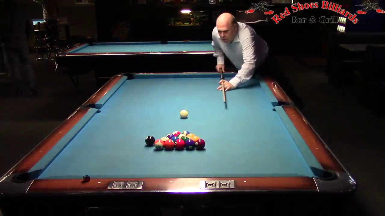 Rich Klein Dennis Walsh Straight Pool Match to 125 - YouTube