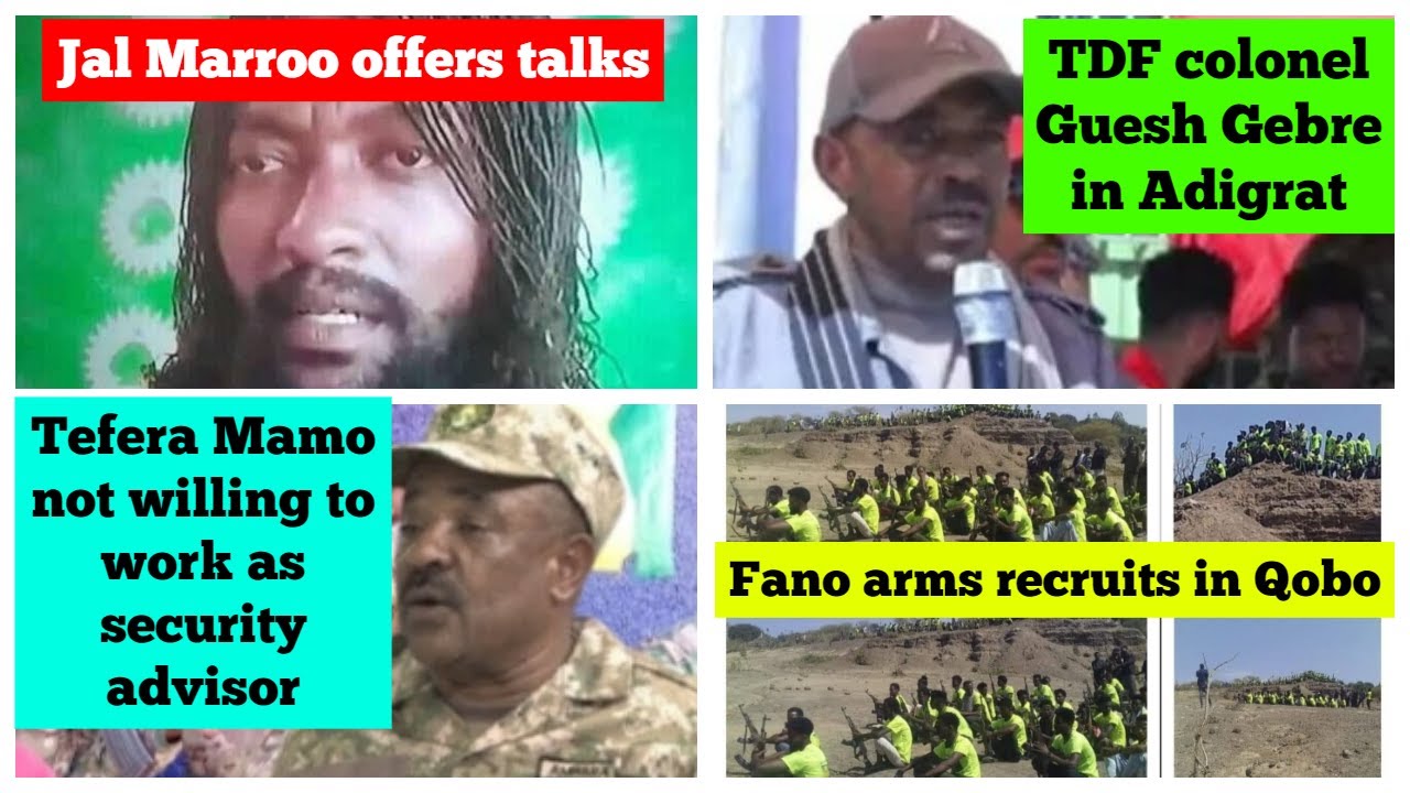 Jaal Marroo offers talks | TDF colonel Guesh Gebre in Adigrat | Tefera ...