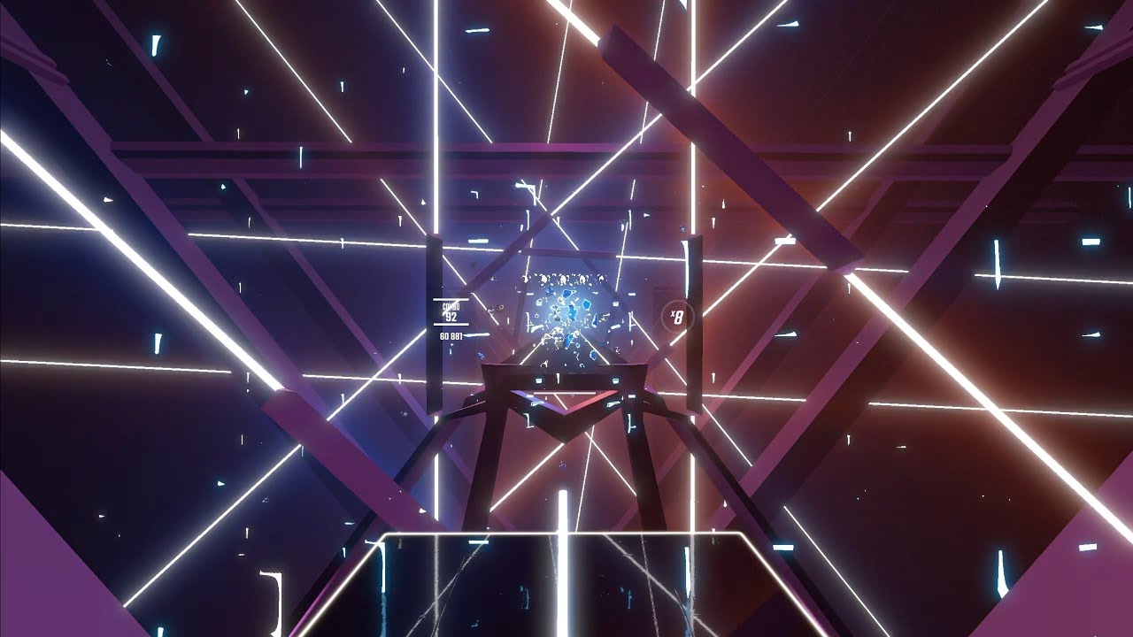 Beautiful Beat Saber Maps : Sarah_Cothran - As TheWorld Caves In - YouTube