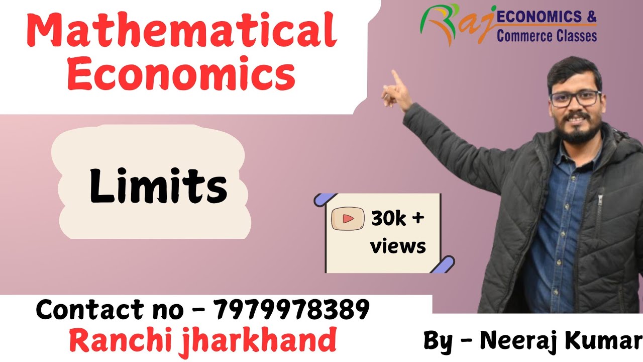 limits (Mathematical Economics / Applied Mathematics) - YouTube