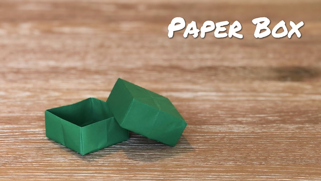 How to Make a Paper Box / Simple Origami Box - YouTube