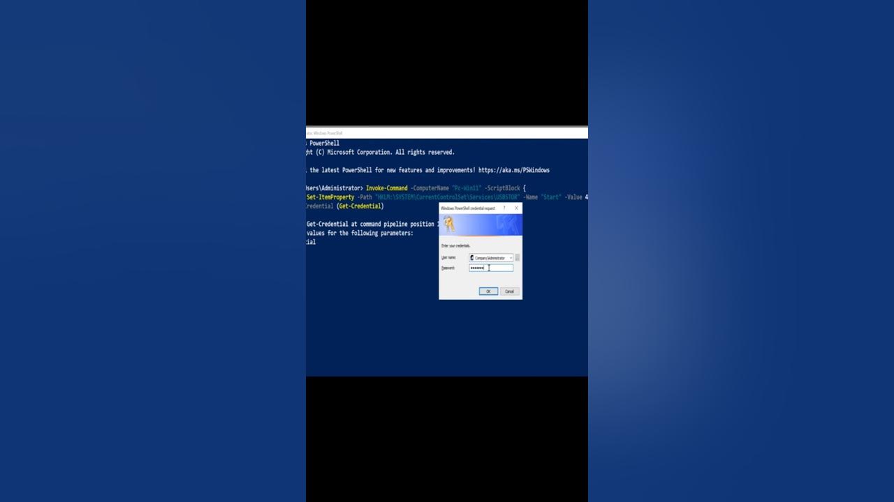 Remotely Block USB Storage on a Specific Computer from Domain Controller Using PowerShell - YouTube