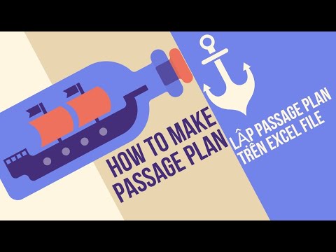 Phần 2 | Chi Tiết Lập Passage Plan Trên Excel - How To Make Passage ...