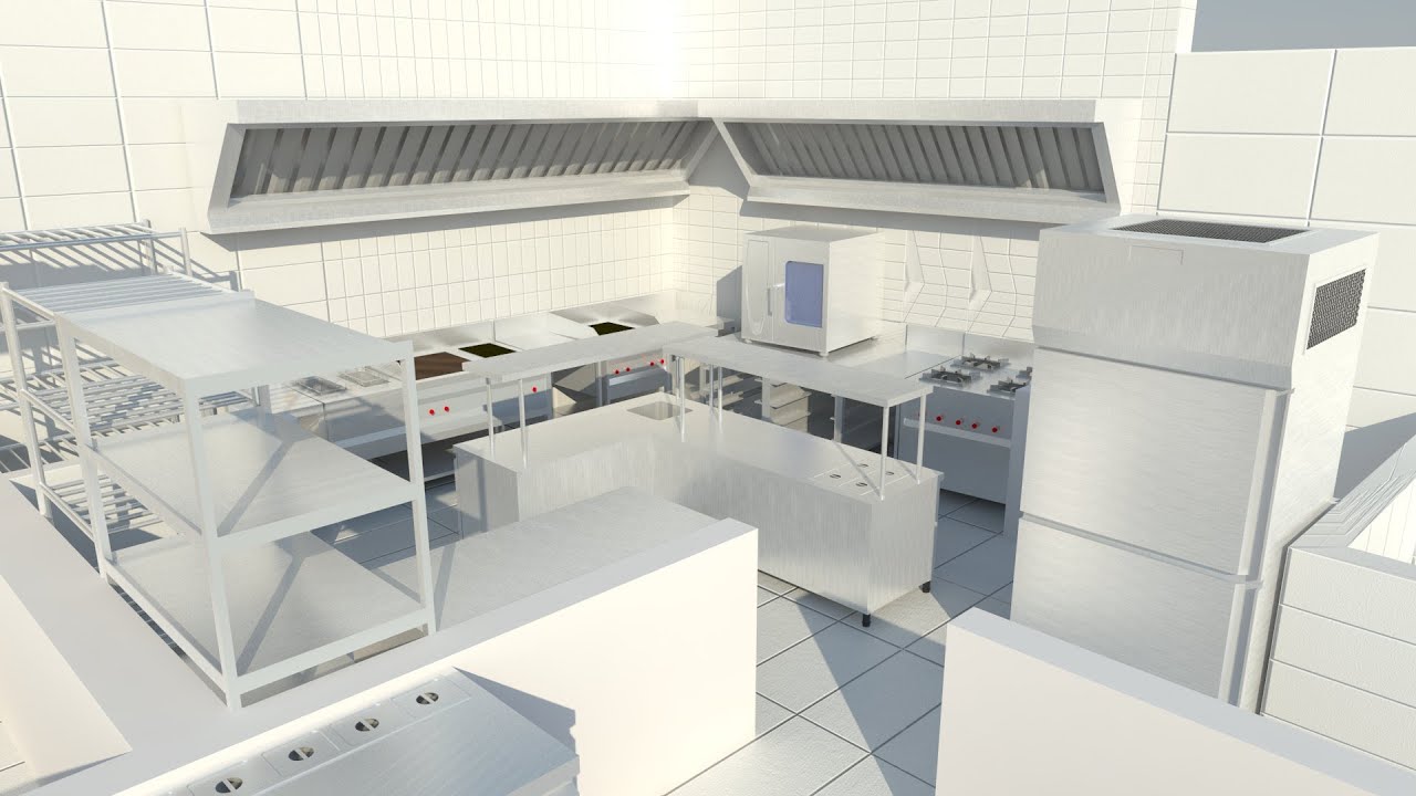 commercial kitchen 3D Designer vedio_no_2 by commercial kitchen - YouTube