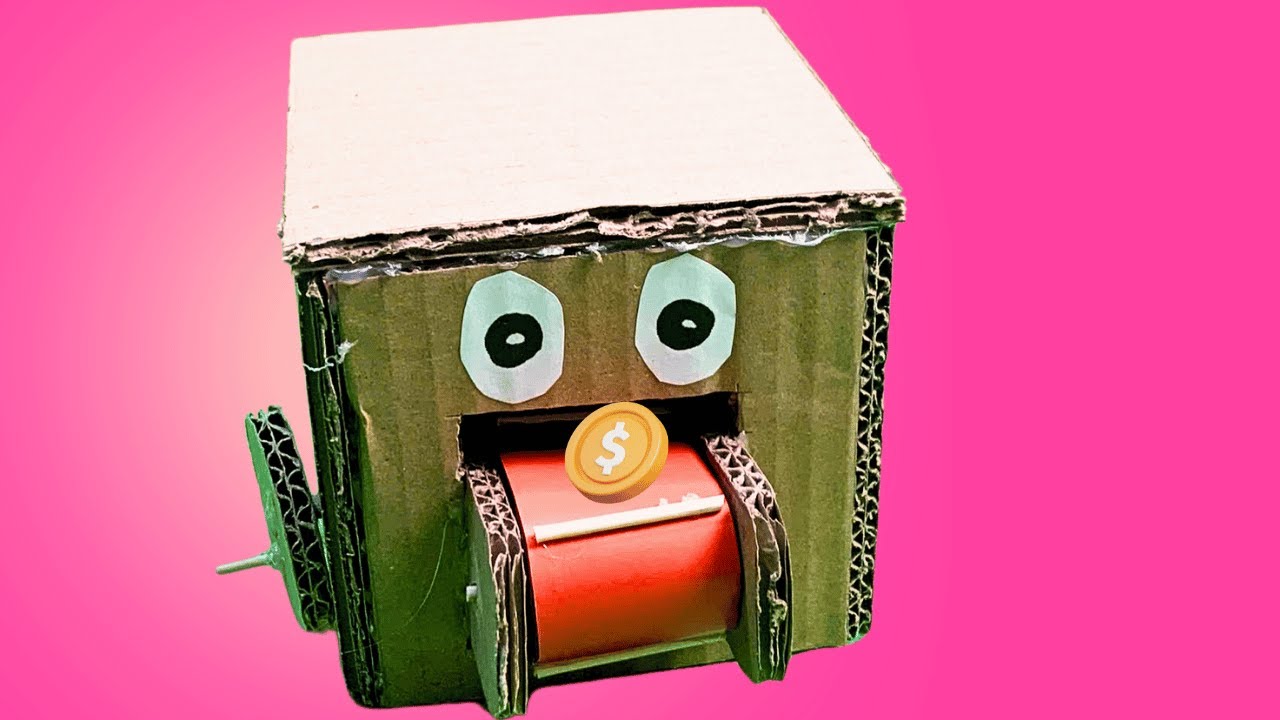 Easy DIY Cardboard Coin Bank Tutorial for Beginners | Crafty Cardboard ...