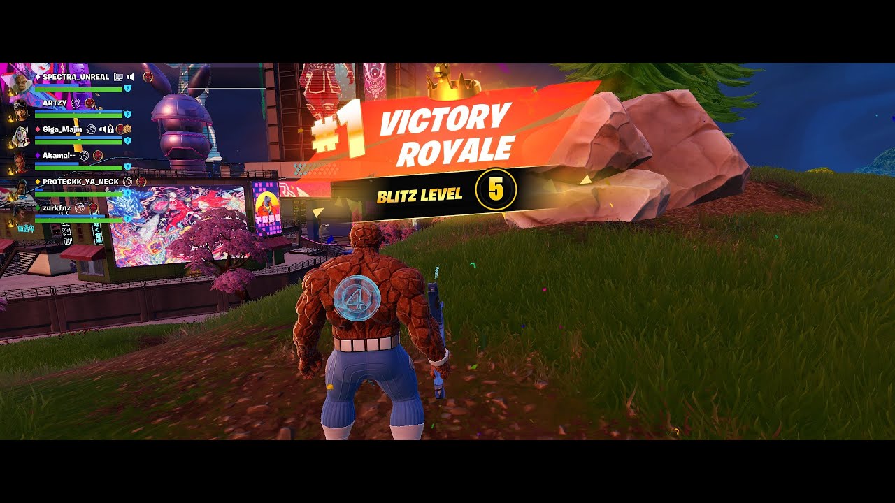 FORTNITE BLITZ ROYALE SIX STACK ZERO BUILD VICTORY ROYALE 23 KILLS ...