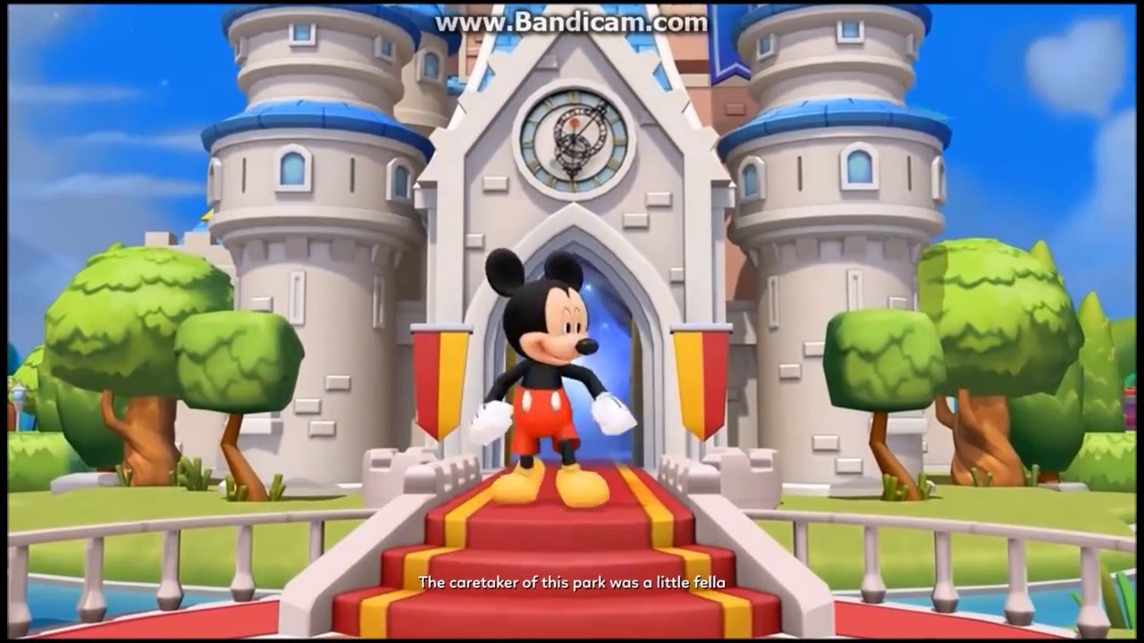 Playing the Game Magic Kingdom Mickey Mouse, Level 1 - YouTube