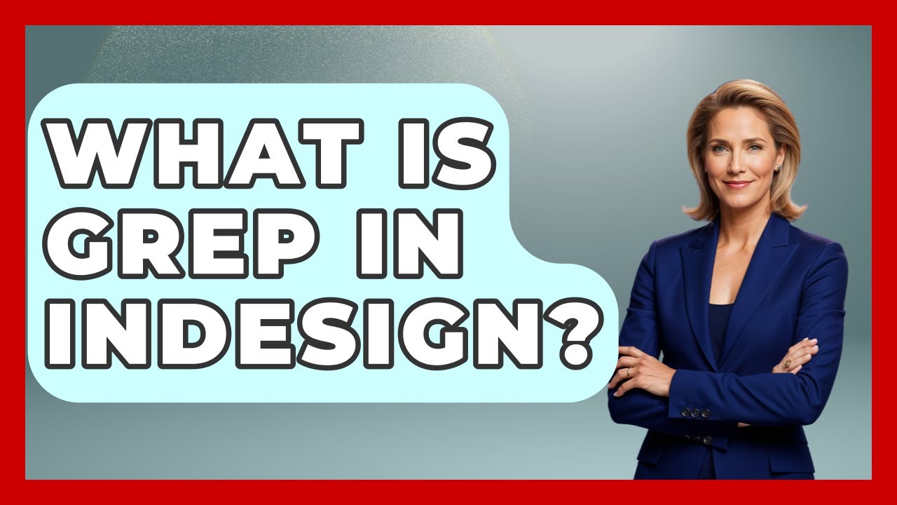 What Is GREP In InDesign? - Graphic Design Nerd - YouTube