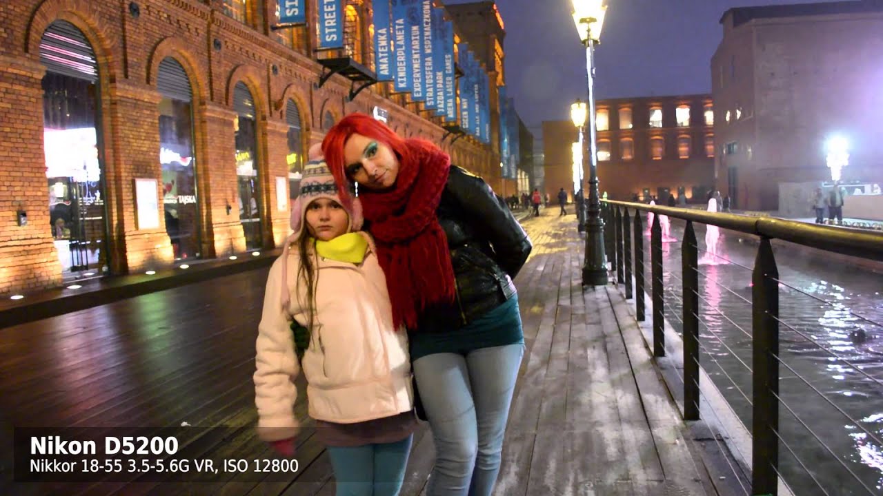 Nikon D5200 (ISO 6400, 12800) - YouTube