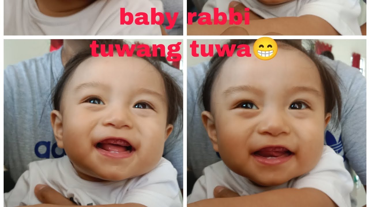 baby rabbi tuwang tuwa😁 - YouTube