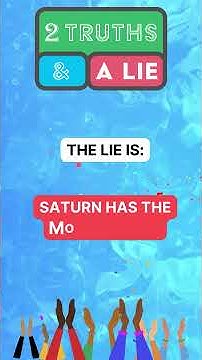 2 Truths & a Lie #13: The Solar System - YouTube