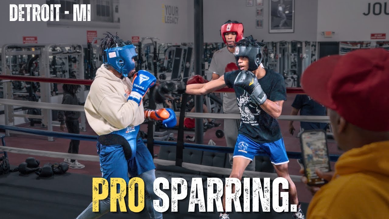 Pull Up At GOLDS! Sunday Sparring With Pro Boxers In Detroit! - YouTube