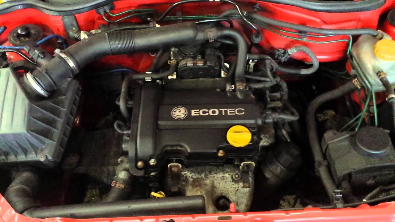 2004 VAUXHALL CORSA C 1.0 PETROL Z10XEP ENGINE (RED VEHICLE) - YouTube