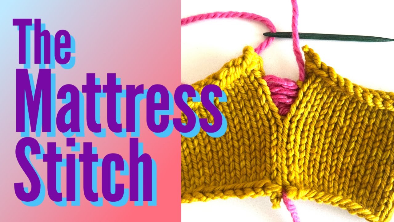 Mattress Stitch - YouTube