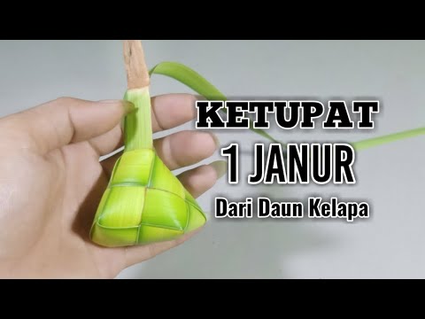 Cara membuat ketupat lebaran mini / Nasuki titik terang