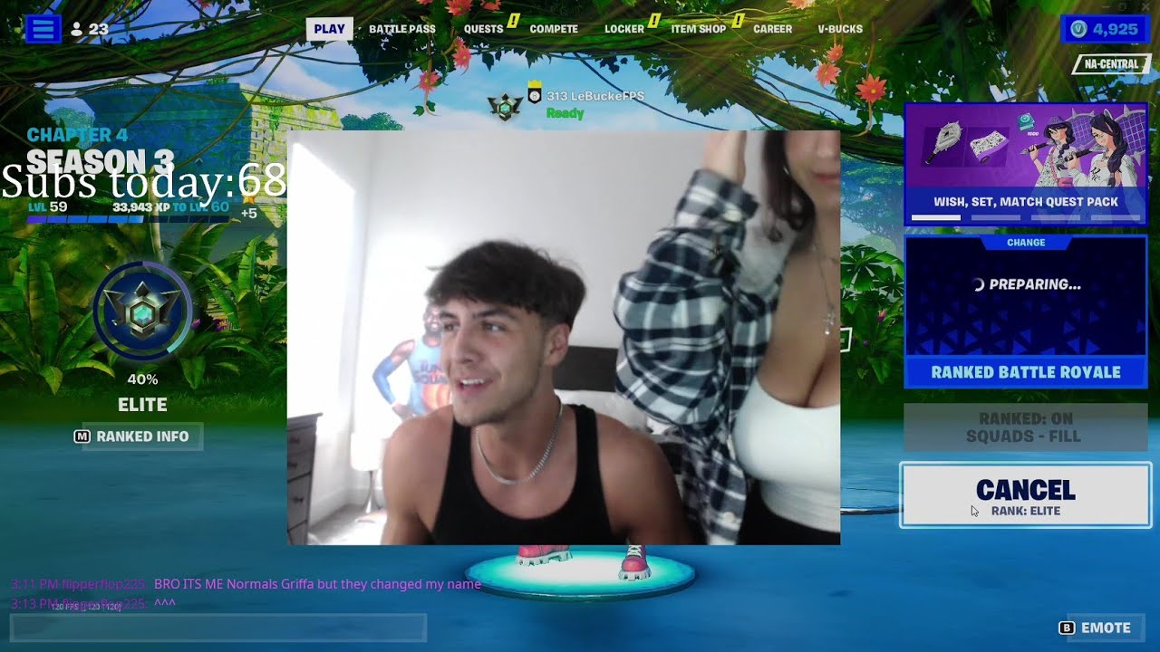 BUCKE SPITS CRAZY RIZZ ON GIRL WITH MASSIVE T*TS - YouTube