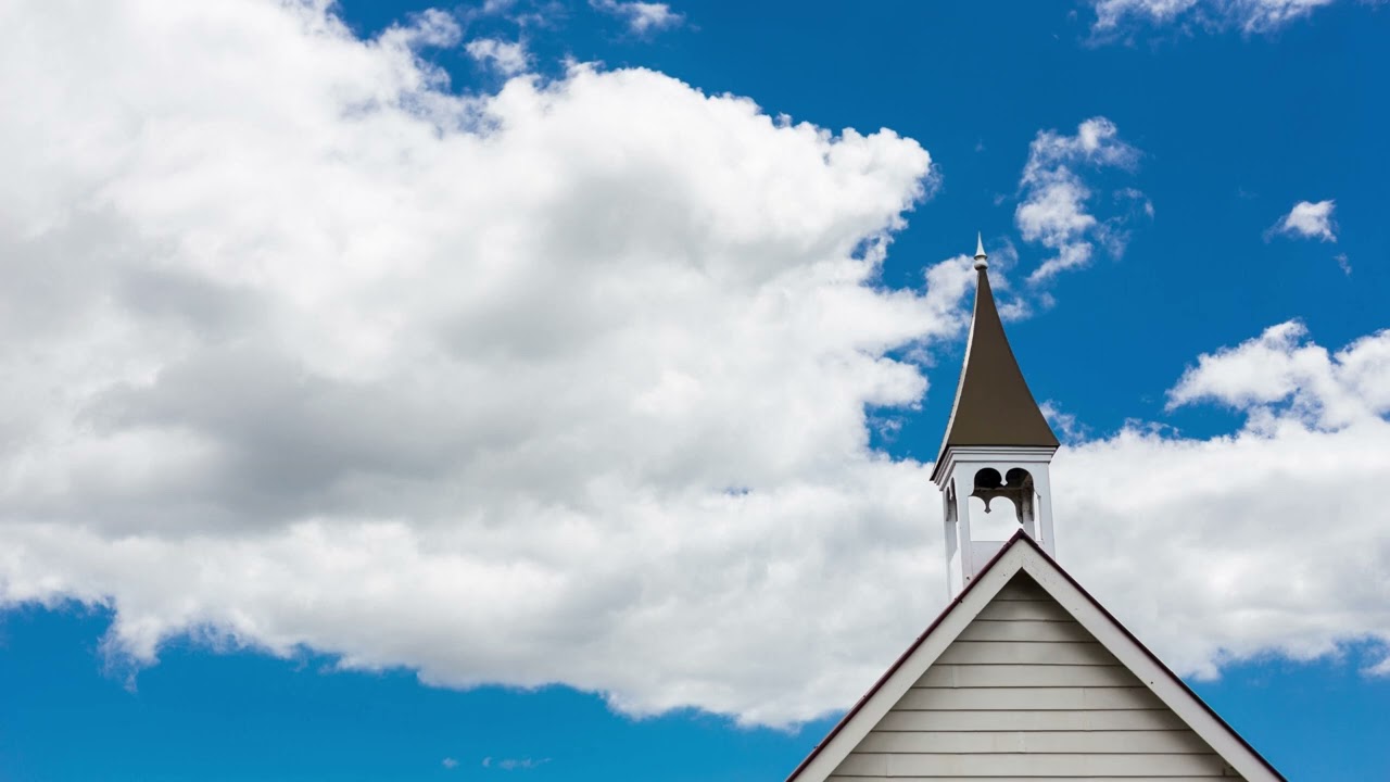 Distant church bell tolling, chiming 8 times - YouTube